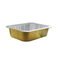 China Golden Aluminum Foil Container Household Carbon Baked Strip Packaging Box for Barbecue for sale