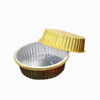 China Golden Aluminum Foil Container Household Carbon Baked Strip Packaging Box for Barbecue for sale