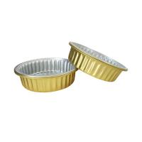 China Golden Aluminum Foil Container Household Carbon Baked Strip Packaging Box for Barbecue for sale