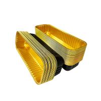 China Aluminum Foil Rectangle Loaf Shape Pan Containers Tray Customizable and Custom Order for sale