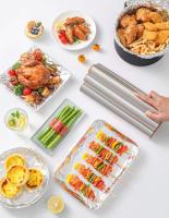 China Customized Thickness Household Disposable Aluminium Foil Paper Rolls for Foil Containers for sale