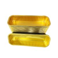 China Aluminum Foil Rectangle Loaf Shape Pan Containers Tray Customizable and Custom Order for sale