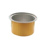 China Convenient Golden Aluminum Foil Container for Takeout and Airline Cake Trays Boxes for sale