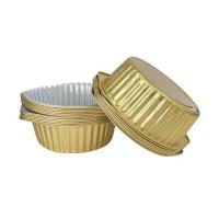 China Silver Heating Coating Aluminum Foil Bowl for Disposable Dessert Container for sale