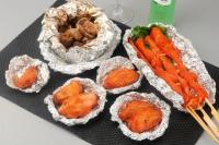 China Food Grade Kitchen Aluminum Foil Jumbo Roll with Composited Treatment and Half Hard Temper for sale