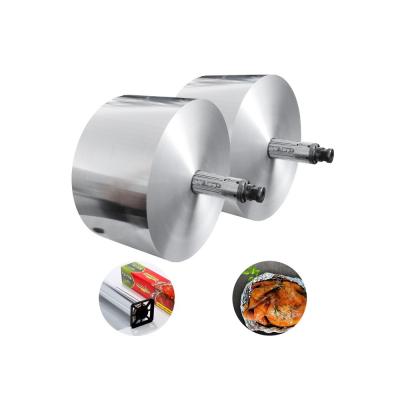 China 8011 Food Grade Aluminum Foil Roll Jumbo Roll 9 11 12 13 15 Micron 30cm 45cm for Kitchen for sale
