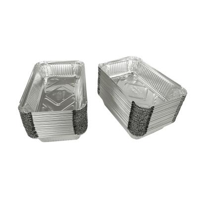 China Food Packing Process Type Pulp Moulding Aluminum Foil Oven Tray for Convenient Baking for sale