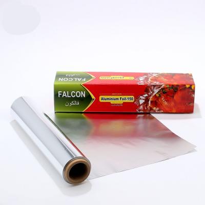 China Customized Thickness Heavy Duty Kitchen Aluminum Tin Foil Paper Roll For Food Packing for sale