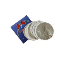 China Disposable Round Shape Hookah Foil Paper 50pcs Pack Shisha Hookah Charcoal Aluminium Foil Paper for sale