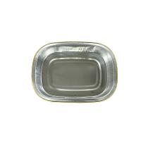 China Aluminum Foil Food Container Hot and Cold Recyclable Meal Prep Disposable Silver Foil Tray for sale