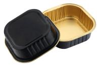 China Pet Food Packing Container Square Disposable Takeout Lunch Box Aluminium Food Container for sale