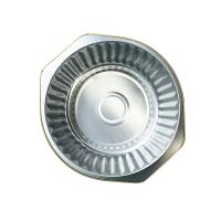 China Pet Food Packing Aluminum Foil Turkey Trays Disposable Foil Baking Pan Round Oven Container for sale