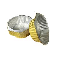 China Pet Food Packing Aluminum Foil Turkey Trays Disposable Foil Baking Pan Round Oven Container for sale