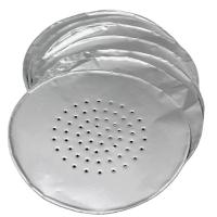 China 12cm 15mic Aluminum Foil Shisha Foil Hookah Accessories Disposable Round Prepunched for sale
