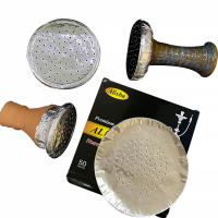 China Pre Cut Shisha Aluminum Foil for Composited Treatment Hookah Paper and Accessories for sale