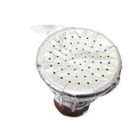 China Soft Temper 100pcs Pre Punched Aluminium Foil Paper for Round Hookah Customized Length for sale