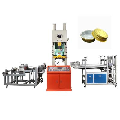China 11kw Main Motor Power Automatic Pneumatic Punching Machine for Aluminium Foil Containers for sale