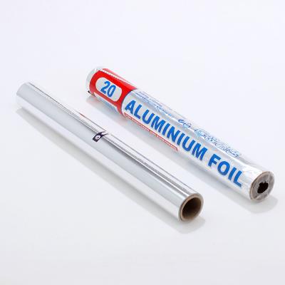 China Customized Size Foil Paper Shrink Film Aluminum Foil Roll 5m for Kitchen for sale