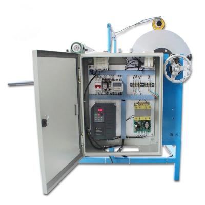 China Easy Operate 350 KG Manual Shisha Aluminum Foil Rewinding Machine for 100-500mm Width for sale