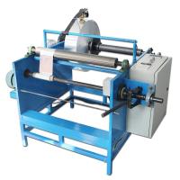 China Easy Operate 350 KG Manual Shisha Aluminum Foil Rewinding Machine for 100-500mm Width for sale