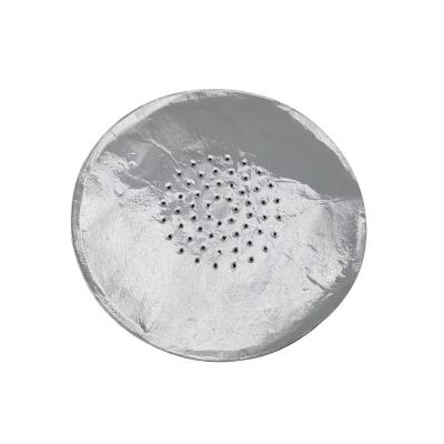China Customized Logo Silver Hookah Shisha Aluminum Foil 12*12cm Round Sheet With Holes for sale