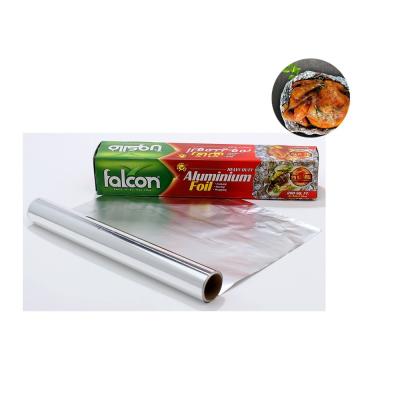 China Customized Width Silver Aluminum Foil Roll for Kitchen Cooking and Chocolate Wrapping for sale