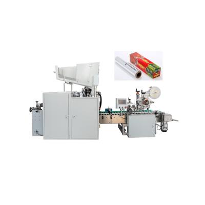 China Automatic Short Label System Household Kitchen Aluminum Foil Rewinding Machine For Home for sale
