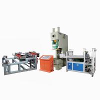 China 1.5KW Full Automatic 3 Compartment Laminated Airline Sealable Disposable Food Aluminum Foil Container Making Equipment for sale