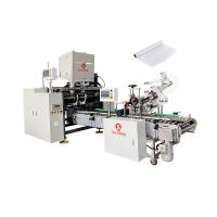 China Electric Driven 4 Spindles Aluminium Kitchen Foil Rewinding Machine with Stretch Film for sale