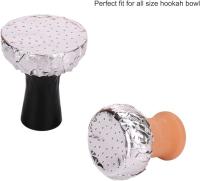 China Customized Length Aluminium Foil Paper Hookah Foil 0.03MM For All Hookah 50 pcs Pack for sale