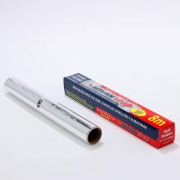 China 8011 Laminated Roll Aluminum Foil Paper for Hamburger Wrapping Silver Cake Board for sale