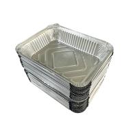 China Food Tin Foil Tray Aluminium Foil Takeaway Foil Container Catering Aluminium Containers for sale