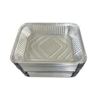 China Food Tin Foil Tray Aluminium Foil Takeaway Foil Container Catering Aluminium Containers for sale