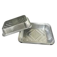 China Food Tin Foil Tray Aluminium Foil Takeaway Foil Container Catering Aluminium Containers for sale