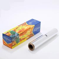 China 9/15/20/35/40 Microns Food Grade Aluminum Foil Roll for Household Catering and Baking for sale
