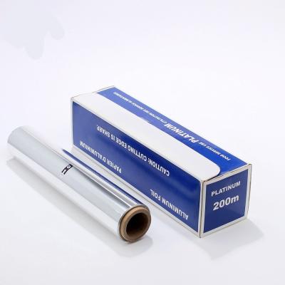 China Kitchen Food Grade Customized Logo 8011 Household Aluminum Tin Foil for Food Packing for sale