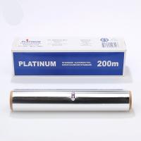 China Kitchen Food Grade Customized Logo 8011 Household Aluminum Tin Foil for Food Packing for sale