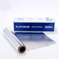 China Kitchen Food Grade Customized Logo 8011 Household Aluminum Tin Foil for Food Packing for sale