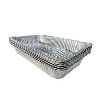 China Environmental Friendly 525x325mm Aluminum Foil BBQ Grill Pan for Outdoor Cooking for sale
