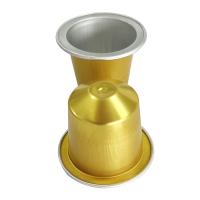 China Customized Biodegradable Aluminum Foil Packaging for Heat Sealing Empty Coffee Capsules for sale