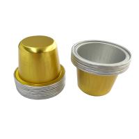 China Customized Biodegradable Aluminum Foil Packaging for Heat Sealing Empty Coffee Capsules for sale