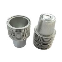 China Sealable Smooth Wall Disposable Aluminum Foil Coffee Capsules for Pet Food Packing for sale