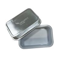 China Aluminum Food Packaging Recyclable Disposable Trays Cake Pans Heat Sealing Foil Cups for sale