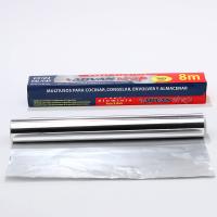China Customized Logo Soft Printed 8011 Aluminium Foil Roll for Kitchen Food Packaging for sale