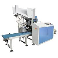 China 20-40pcs/min Output 6 Shafts Aluminum Foil Baking Paper Rewinding And Cutting Machine for sale
