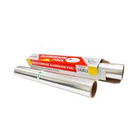 China Silver Household Aluminium Roll Kitchen Food Wrapping Paper with Composited Treatment for sale