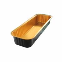 China Disposable Rectangle Aluminum Foil Baking Pan for Fast Food and Baking Bread Loaf for sale