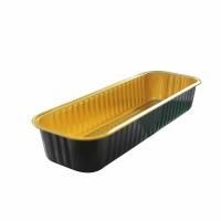 China Disposable Rectangle Aluminum Foil Baking Pan for Fast Food and Baking Bread Loaf for sale
