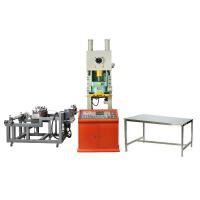 China Semi Auto Aluminum Foil Food Tray Container Making Machine with Max.Pressure of 450kn for sale
