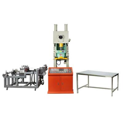China Semi Auto Aluminum Foil Food Tray Container Making Machine with Max.Pressure of 450kn for sale
